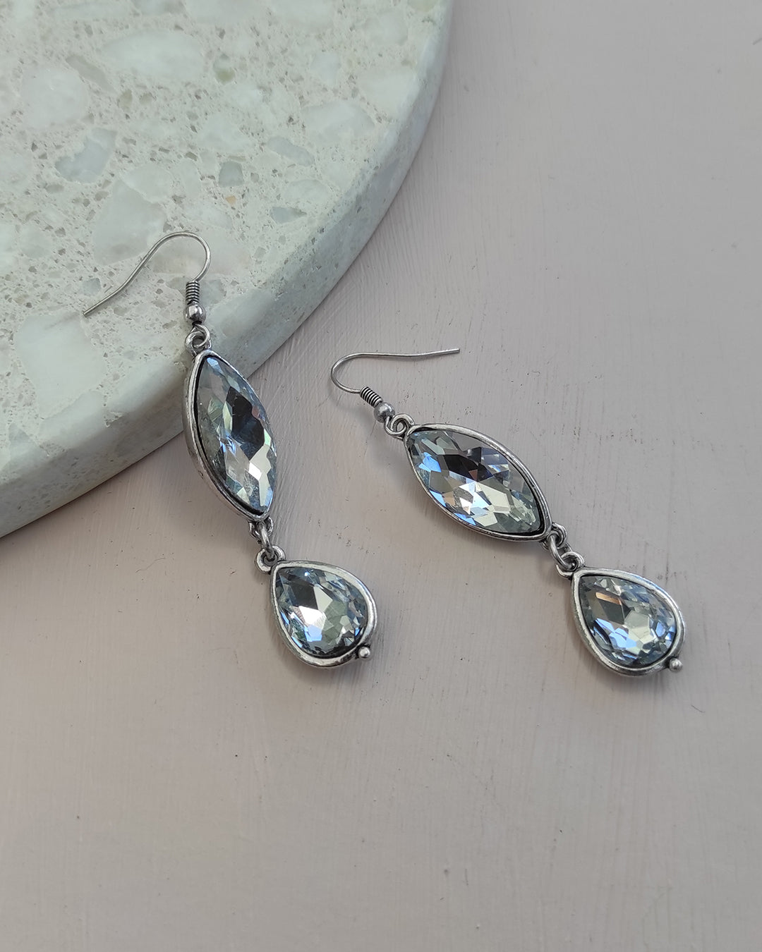 SAMPLE Crystal Aubrey Earrings