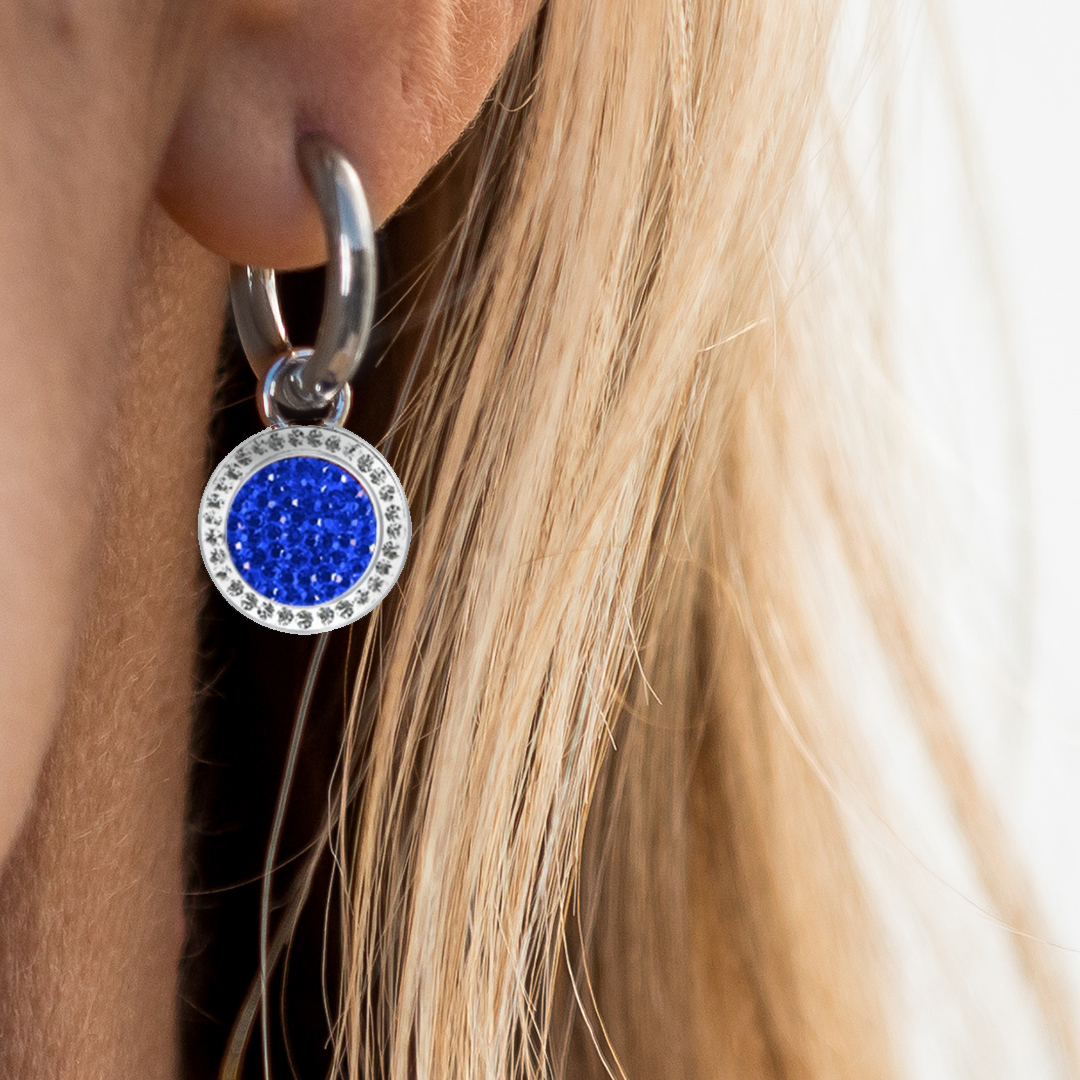 Kagi Sapphire Neptune Ear Charms